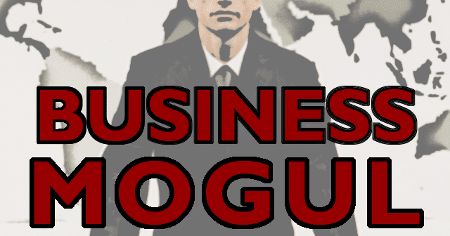 Mogul Business Word Art Millennial Mogul