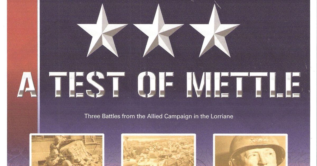 A Test of Mettle: Three Battles of the Lorraine Campaign, September ...