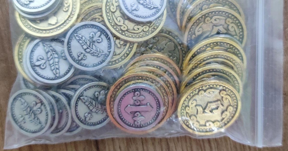 Impression: Metal Coins | Board Game Accessory | BoardGameGeek