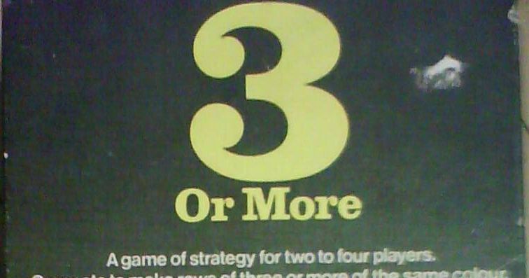 3 Or More | Board Game | BoardGameGeek