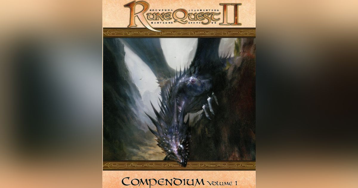 RuneQuest II Compendium Volume 1 | RPG Item | RPGGeek
