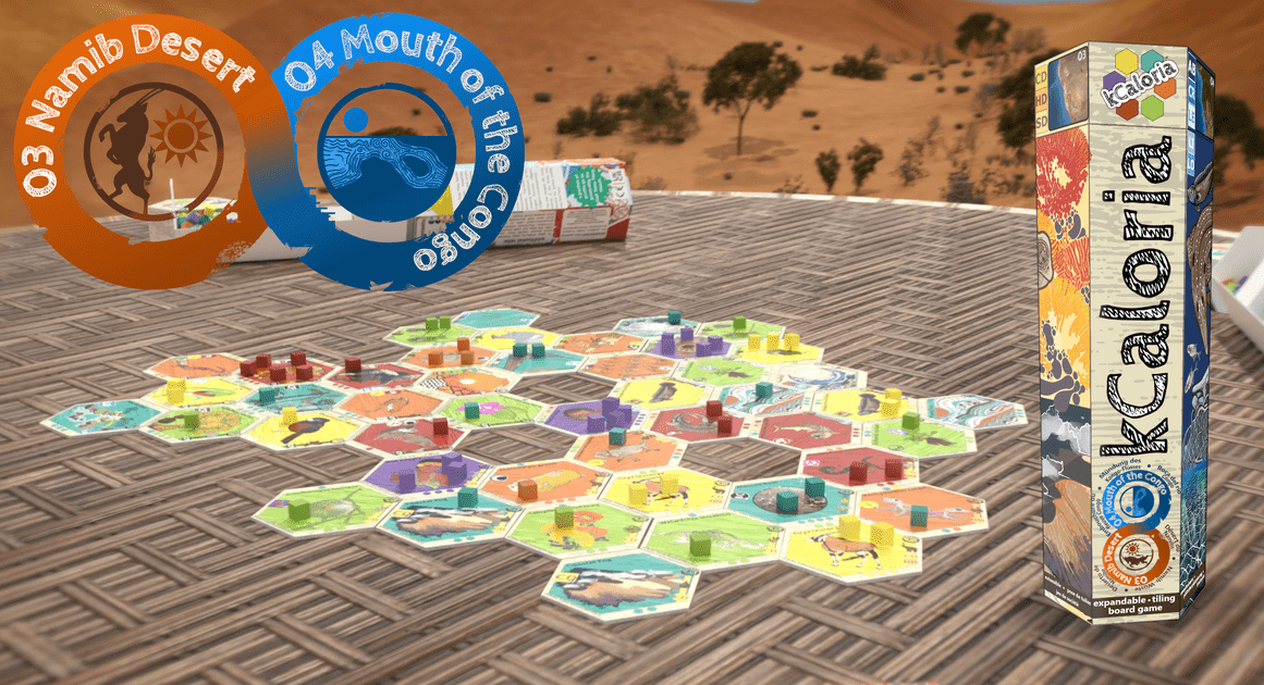 kCaloria: Namib Desert & Mouth of the Congo River | Board Game ...