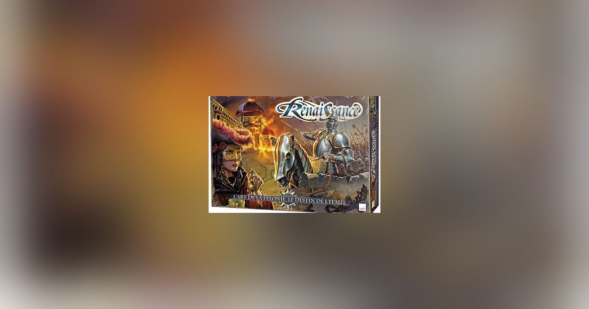 Renaissance | Board Game | BoardGameGeek