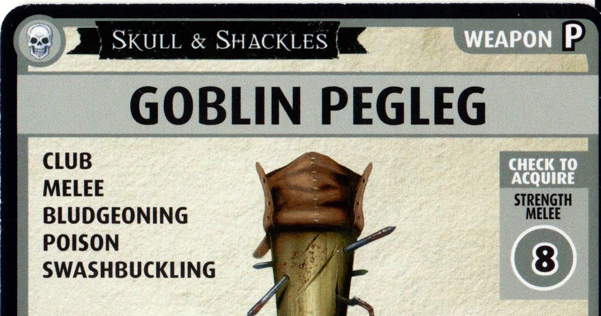 Pathfinder Adventure Card Game: Skull & Shackles – "Goblin Pegleg ...