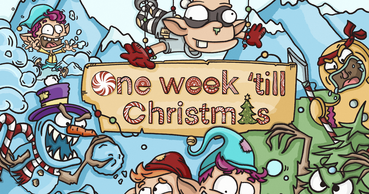 One Week Until Christmas Clip Art 7 1 Week Until Christmas