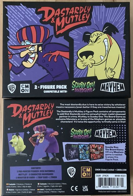 Dastardly & Muttley: 2-Figures Pack | Board Game | BoardGameGeek