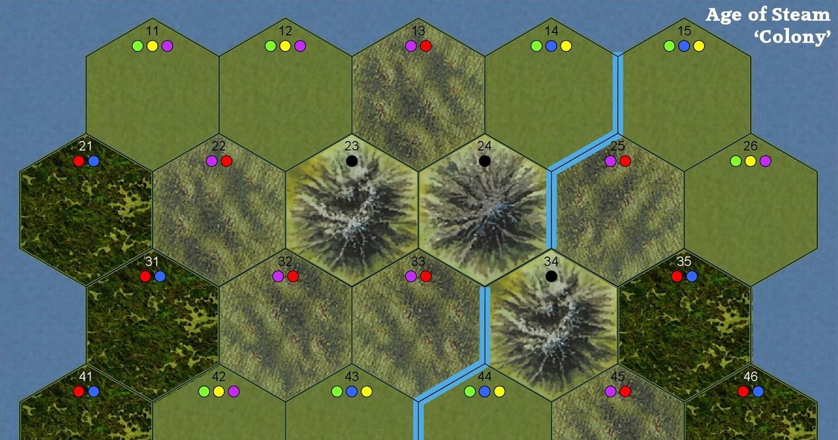 Age of Steam Expansion: Colony | Board Game | BoardGameGeek