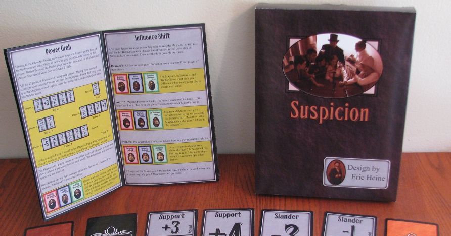 Suspicion | Board Game | BoardGameGeek
