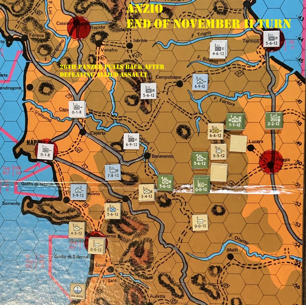 ANZIO! After Action Report - Basic Game | Anzio: The Struggle for Italy ...