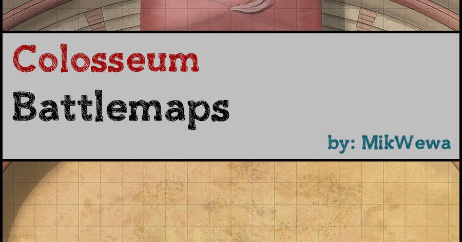 Battlemaps by MikWewa: Colosseum | RPG Item | RPGGeek