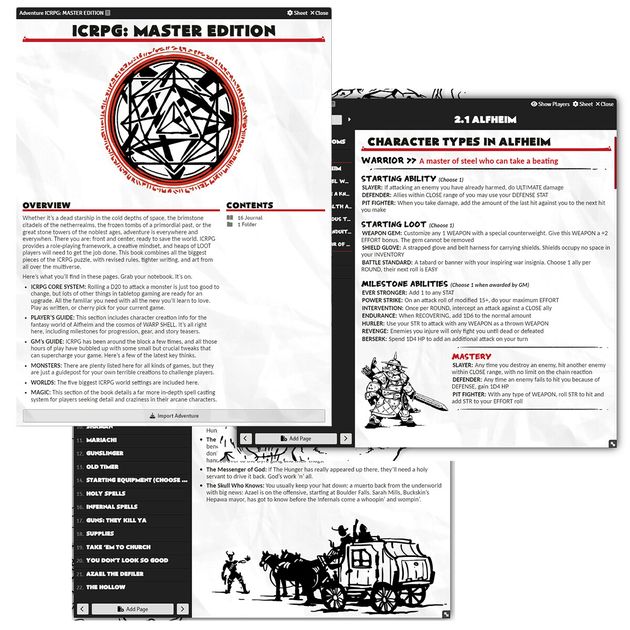 ICRPG Foundry VTT Premium Kit | RPG Item | BoardGameGeek