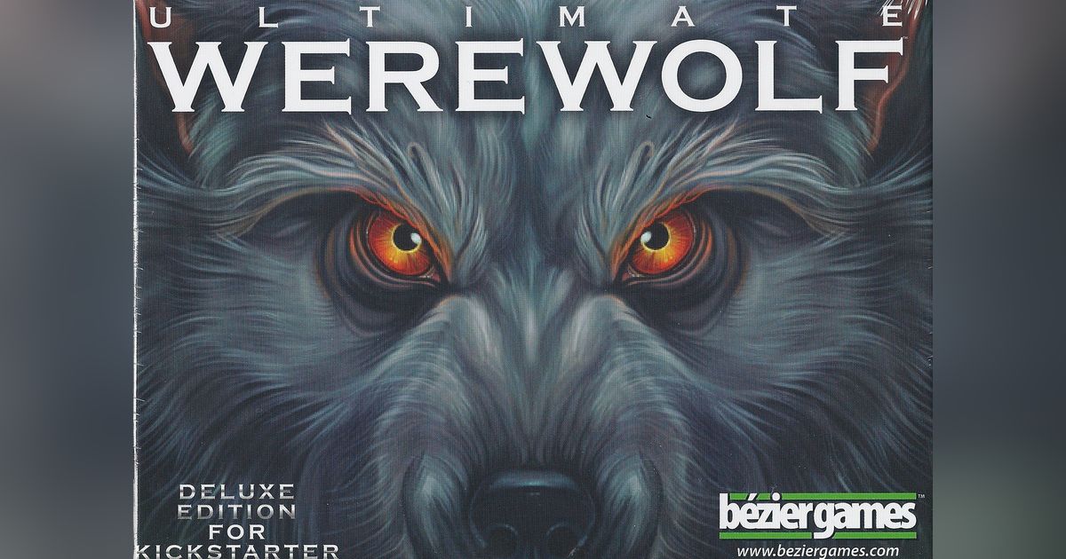 Ultimate Werewolf: Deluxe Edition For Kickstarter | Board Game ...
