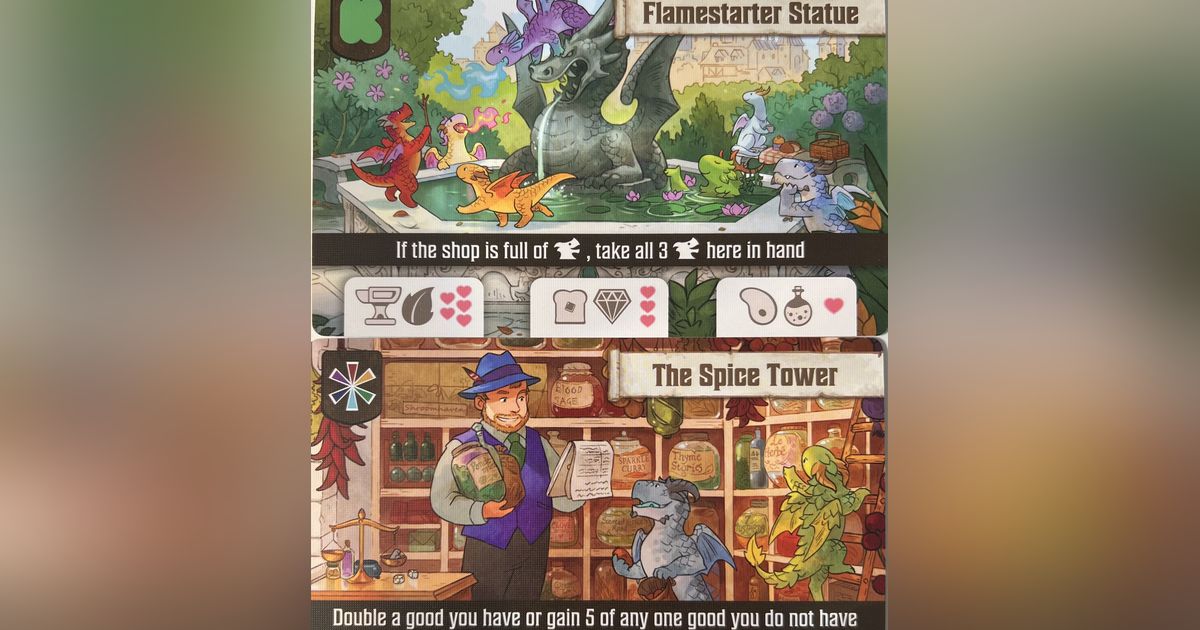 Flamecraft: The Spice Tower and Flamestarter Statue | Board Game ...