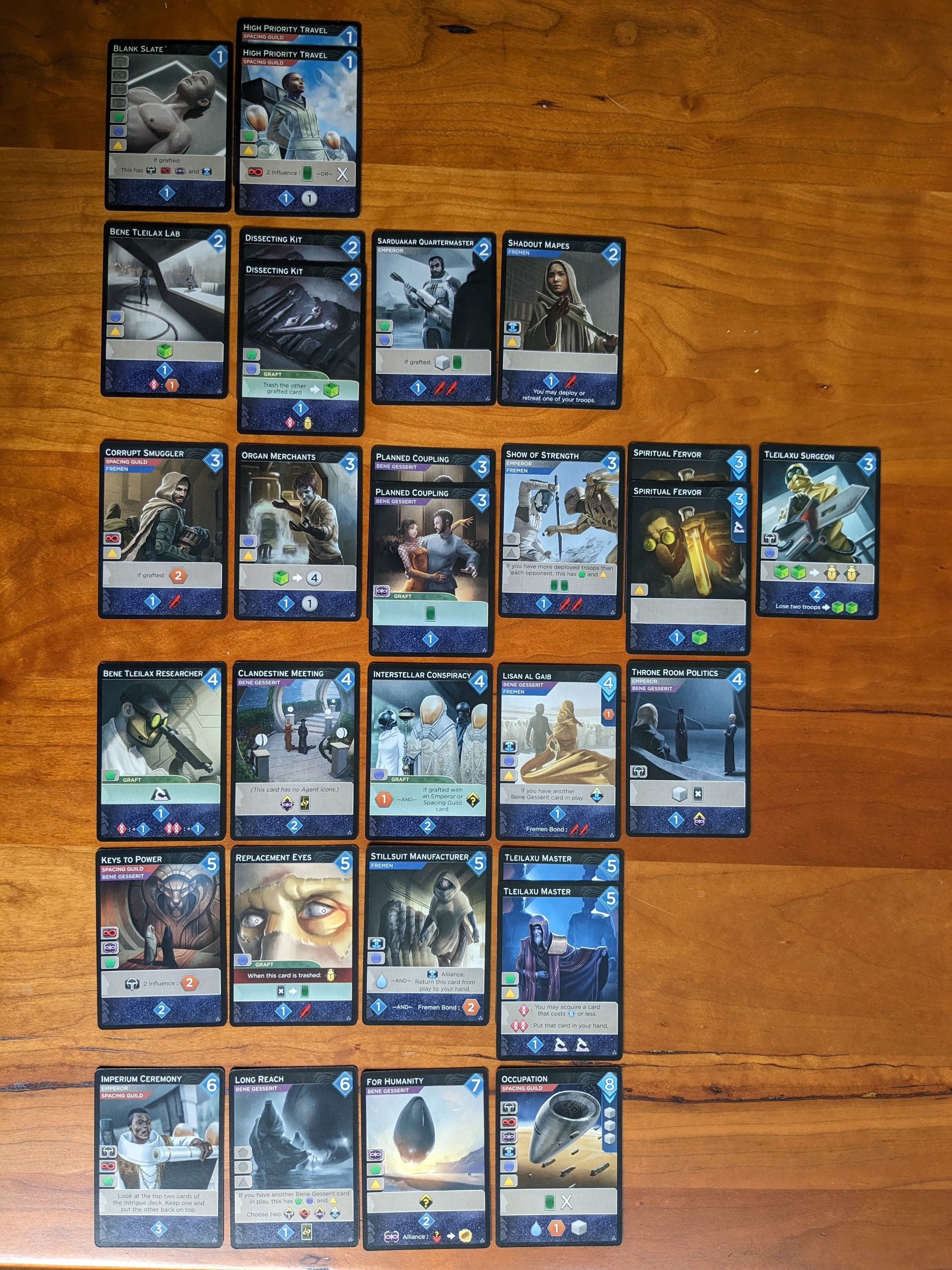 Immortality Imperium, Intrigue, Tleiaxu Cards ( Pictures ) | Dune ...