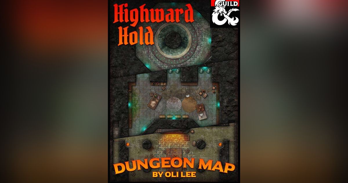 Highward Hold Dungeon Map | RPG Item | RPGGeek