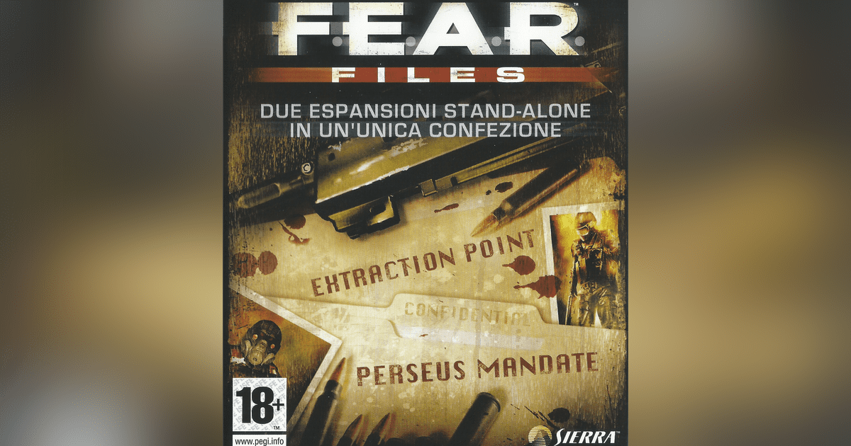 F.E.A.R. Files | Video Game | VideoGameGeek