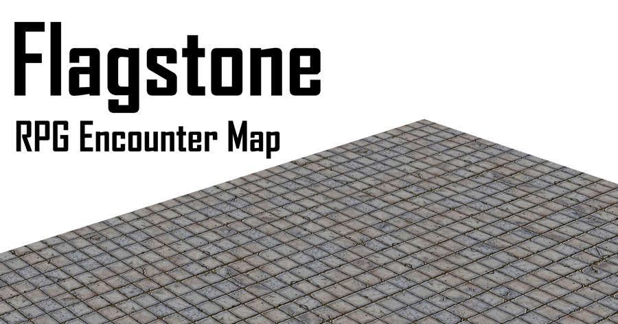 Flagstone 48" x 24" RPG Encounter Map | RPG Item | RPGGeek
