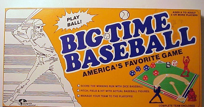 Big Time Baseball | Board Game | BoardGameGeek