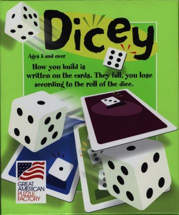 a lackluster game with very poor components | Dicey