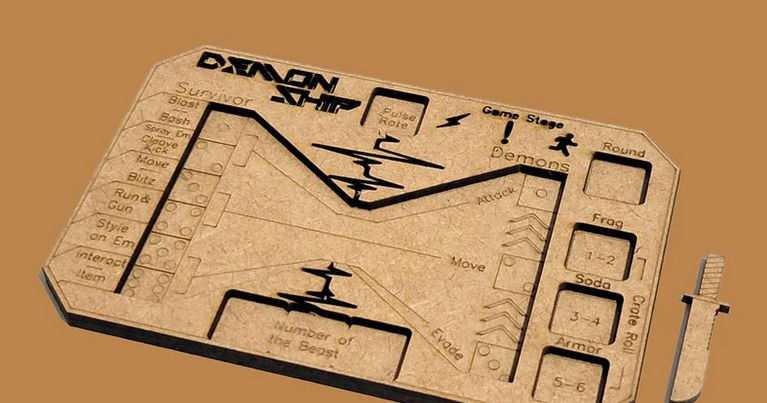 Demon Ship: Game Dashboard | Board Game Accessory | BoardGameGeek