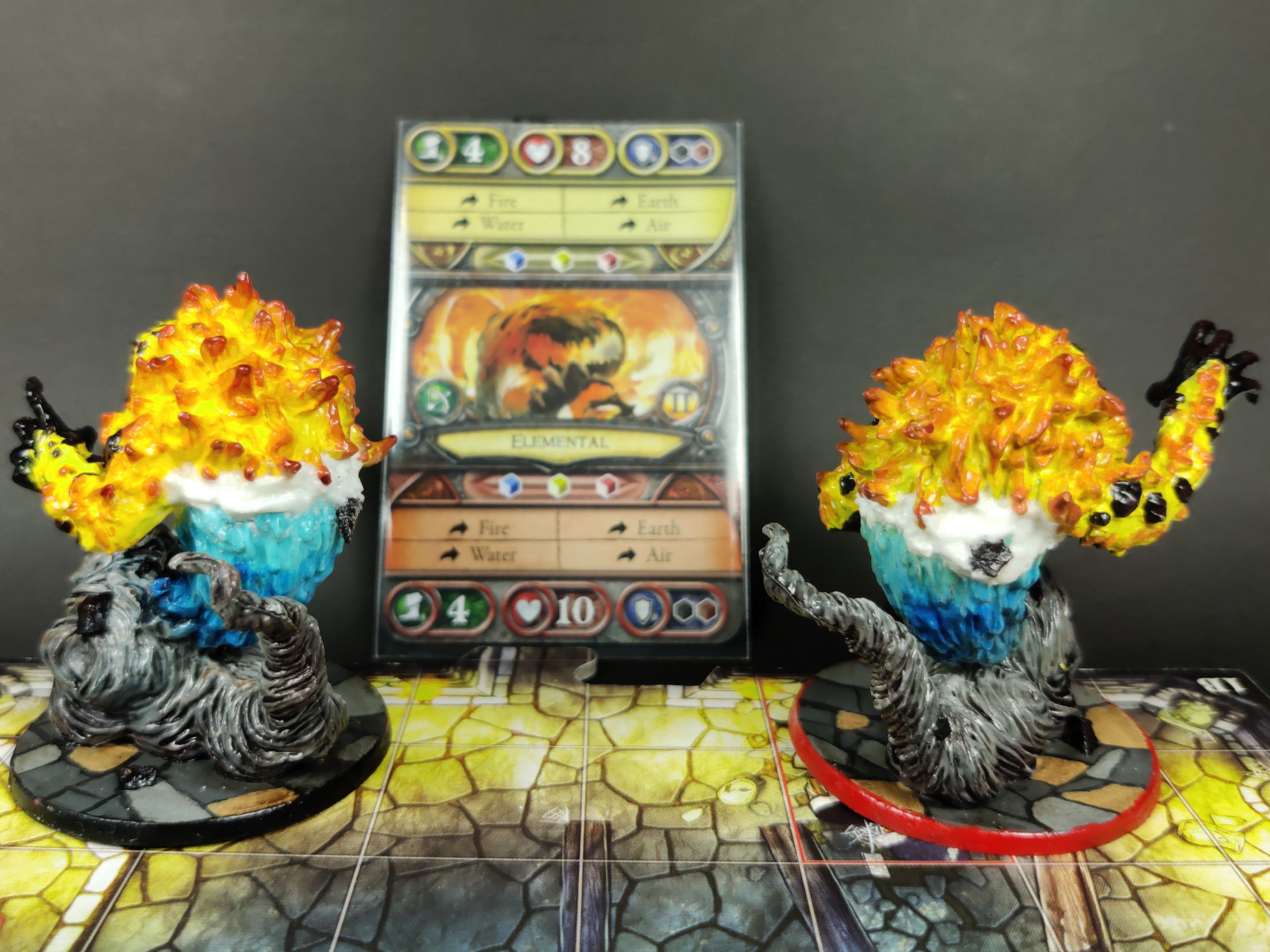 Descent: Elementals | Painted Boardgame minis