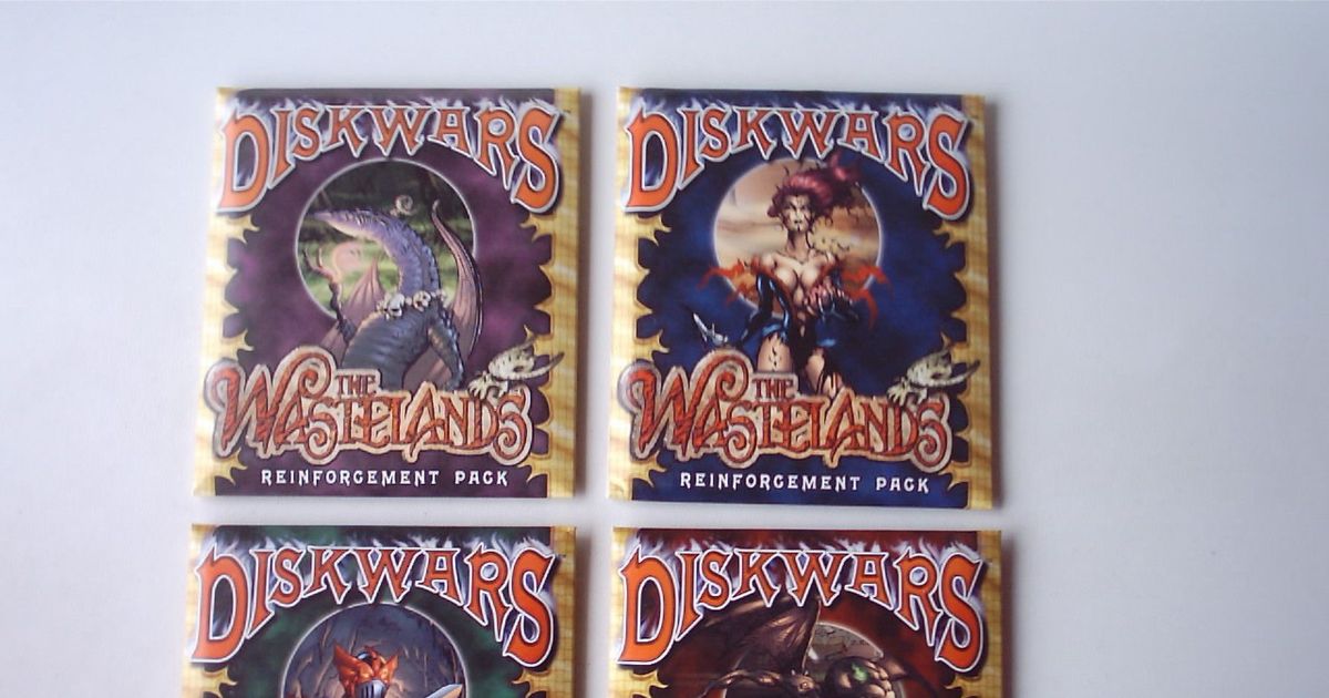 Diskwars: The Wastelands Reinforcement Pack | Board Game | BoardGameGeek