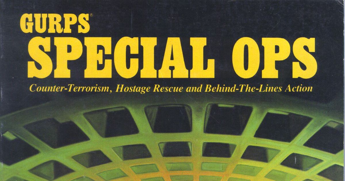 GURPS Special Ops | RPG Item | RPGGeek