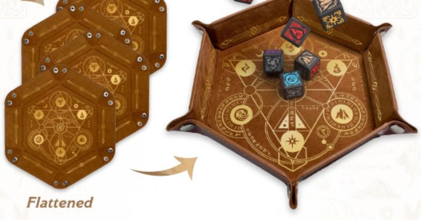 Mercurial: Foldable Dice Tray | Board Game Accessory | BoardGameGeek