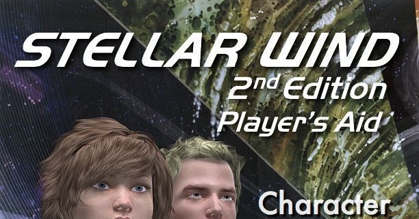 Stellar Wind 2nd Edition Player's Aid: Character Builder | RPG Item ...