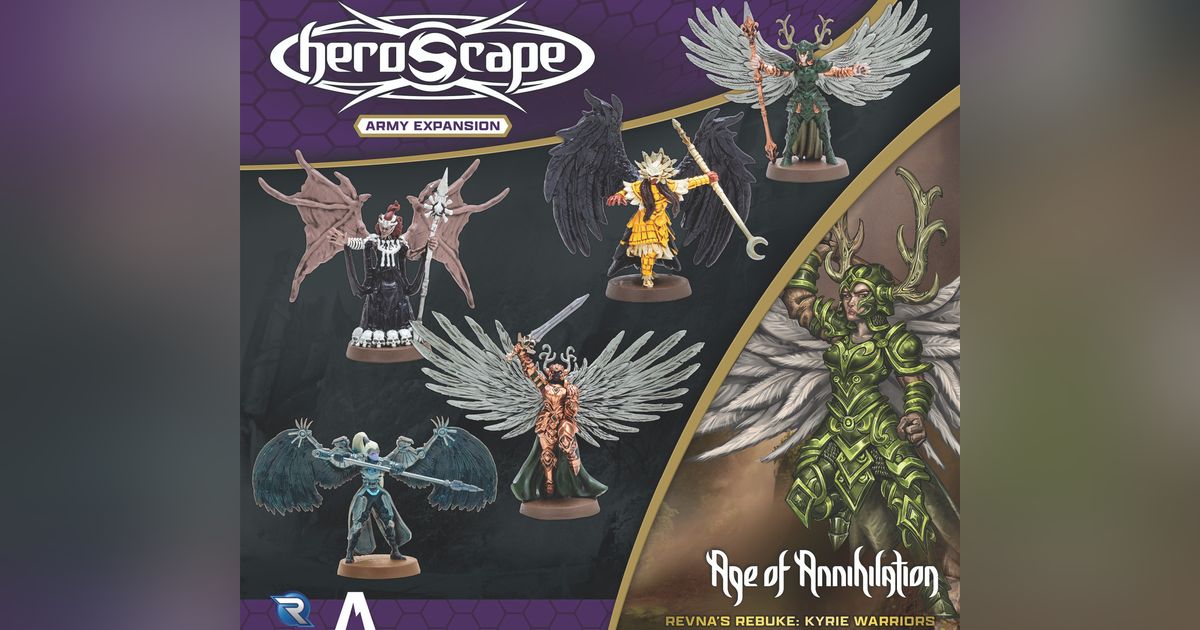 Heroscape: Revna's Rebuke – Kyrie Warriors Army Expansion | Board Game ...