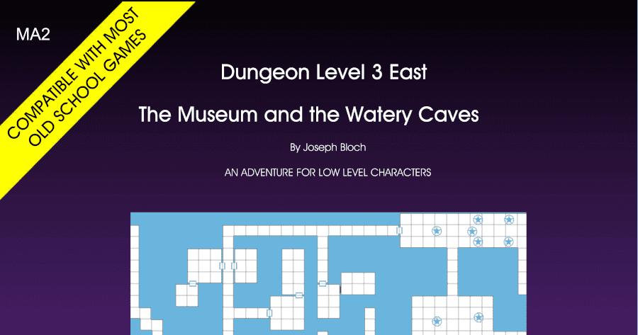 Dungeon Level 3 East: The Museum and the Watery Caves | RPG Item | RPGGeek