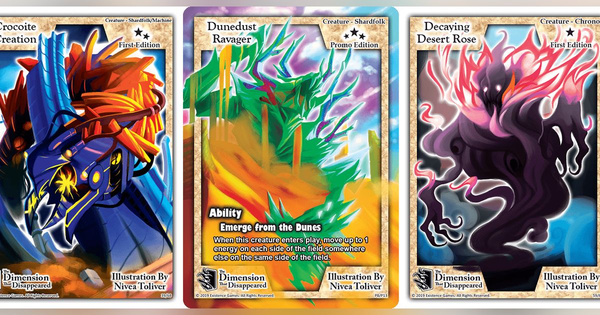 Exodus Trading Card Game: The Dimension That Disappeared | Board Game ...