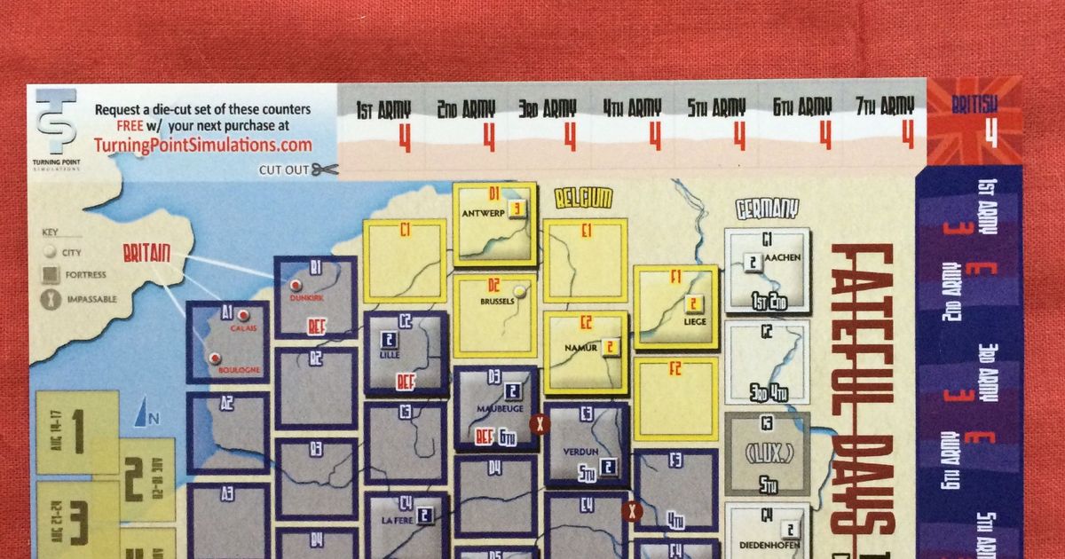Fateful Days: The Marne Campaign of 1914 | Board Game | BoardGameGeek