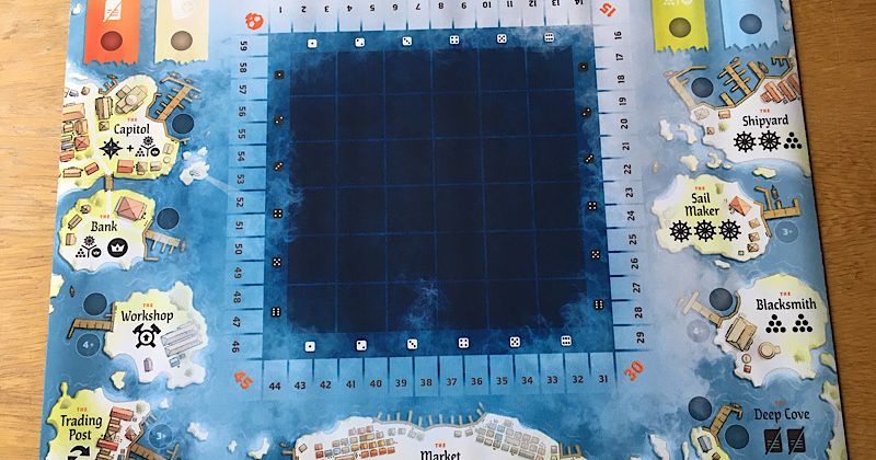 Seas of Havoc: Playmat | Board Game Accessory | BoardGameGeek