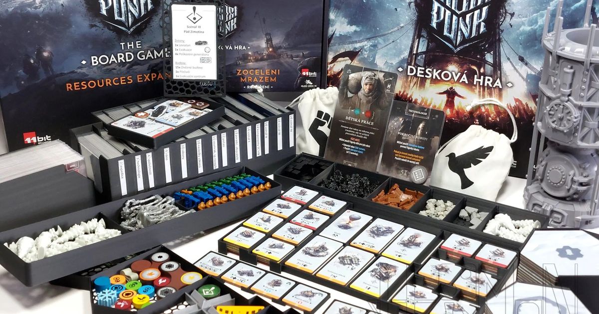 Frostpunk: Inserty Herman Insert | Board Game Accessory | BoardGameGeek