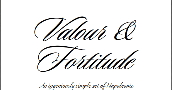 Valour & Fortitude | Board Game | BoardGameGeek