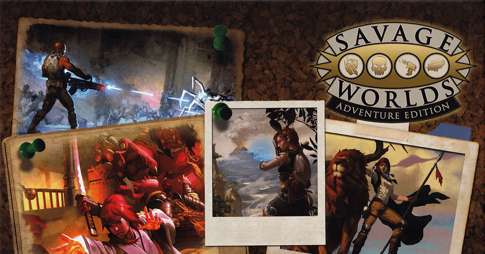 Savage Worlds Adventure Edition GM Screen & Mini Settings | RPG Item ...