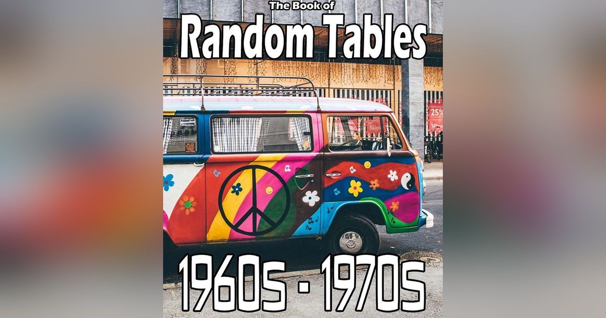 The Book of Random Tables: 1960s-1970s | RPG Item | RPGGeek