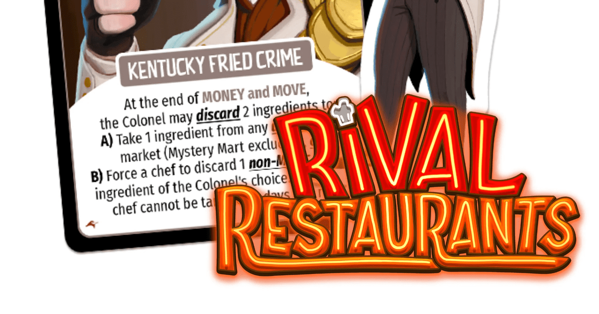 Rival Restaurants: Colonel Absaloot Feast | Board Game | BoardGameGeek
