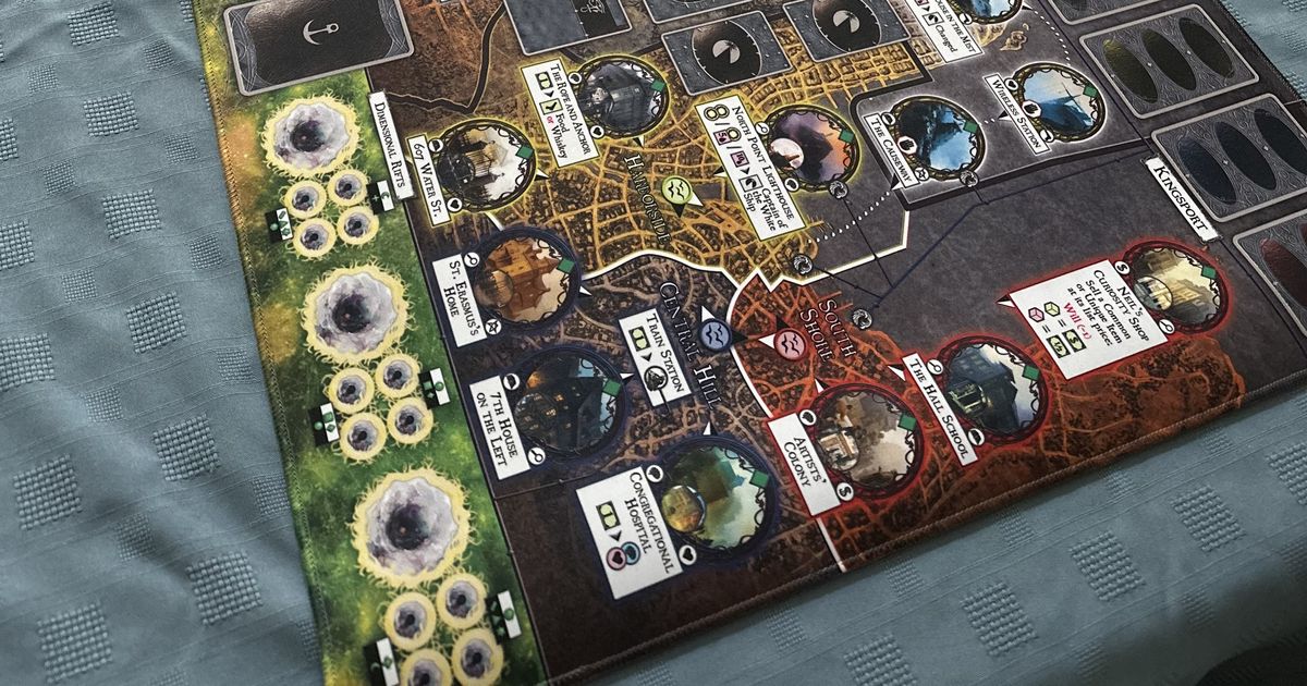 Arkham Horror (Second Edition): Ultimate Playmat | Board Game Accessory ...