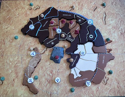 3D Relief map | Dune: War for Arrakis