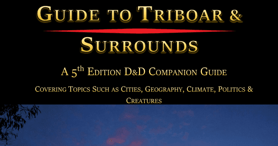 Guide to Triboar & Surrounds | RPG Item | RPGGeek