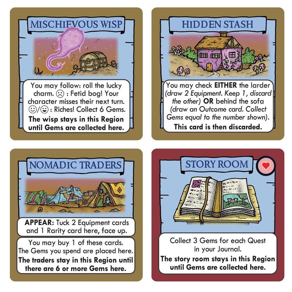 A quick look at the new Region cards from the 2nd edition | Paupers' Ladder