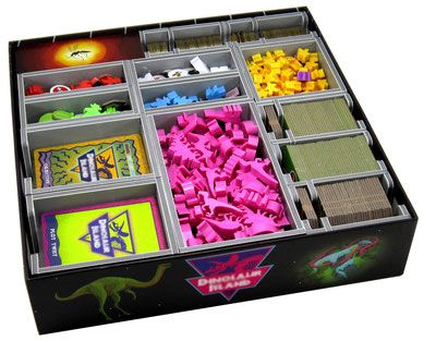 Dinosaur Island: Folded Space Insert | Board Game Accessory | BoardGameGeek