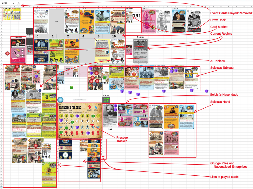 Pete Boteman's Board Game Spreadsheet Builds