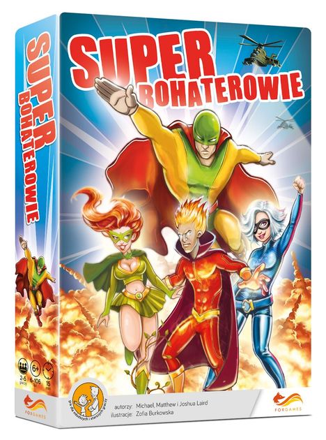 Superbohaterowie | Board Game Reimplementation | BoardGameGeek