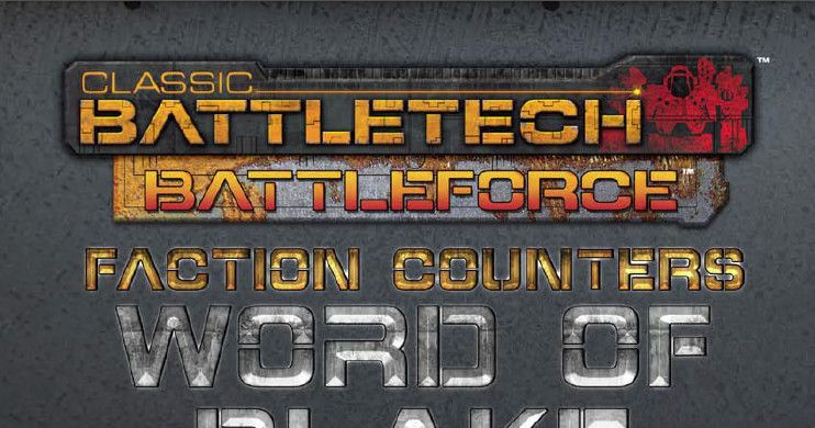 BattleTech: BattleForce Faction Counters – Word of Blake | Board Game ...