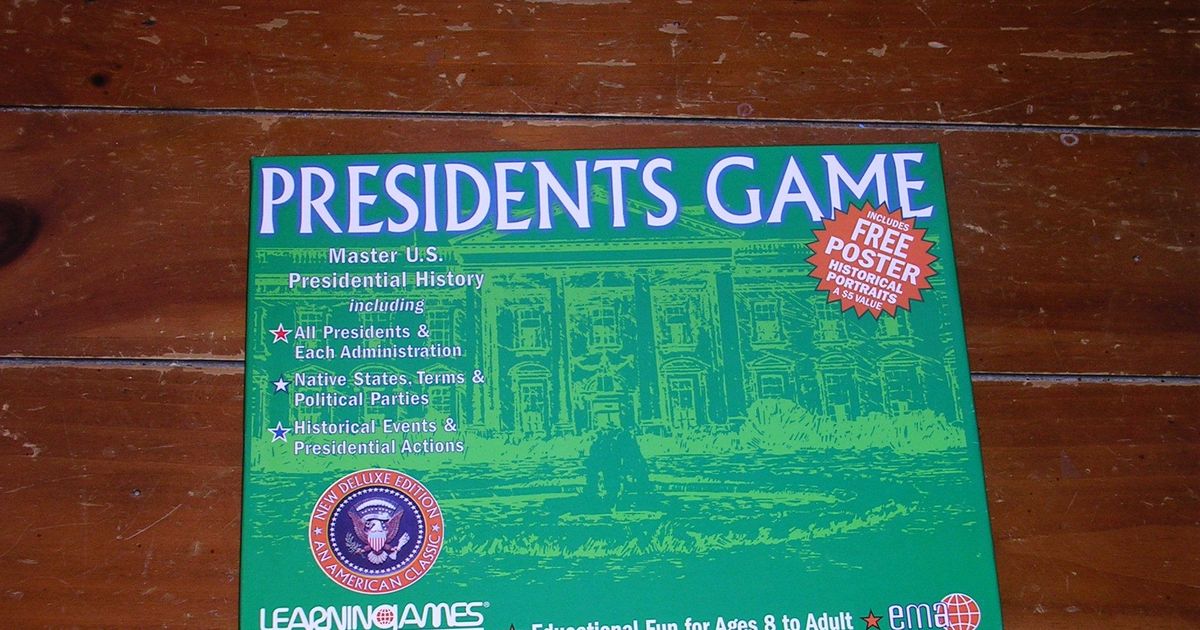 Presidents Game | Board Game | BoardGameGeek