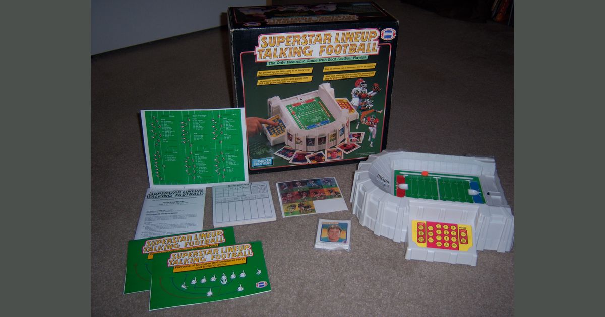 Superstar Lineup Talking Football | Board Game | BoardGameGeek