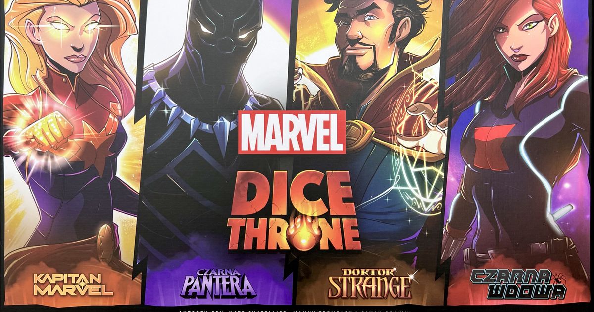 Marvel Dice Throne: Captain Marvel, Black Panther, Doctor Strange ...